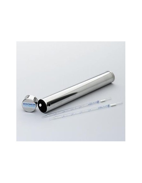 Pipette box round 18/10 Stainless steel height 380 mm Ø 65 mm