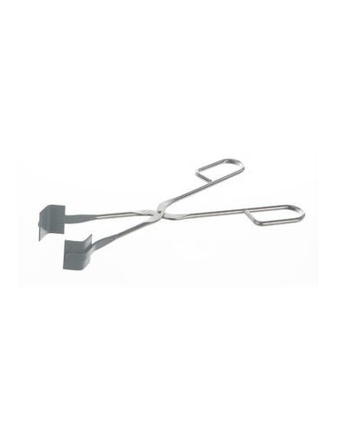 Flask tongs 18/10 stainless points polyamid coatedL 230 mm grip width ...