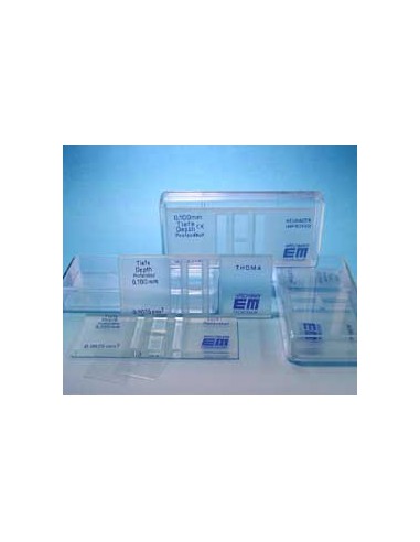 Counting chamber acc. To Thoma-new dark-lined depth 0,1 mm CE acc. IVD ...